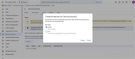 Android How To Create Service Account Json File Required To Update