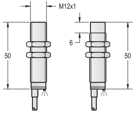 DC M Full Metal Proximity Sensor Cylindrical Inductive Flush Or Non Flush PNP NO Ouput