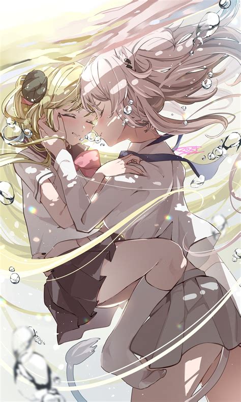 Shishiro Botan And Tsunomaki Watame Hololive Drawn By Nyas0123 Danbooru