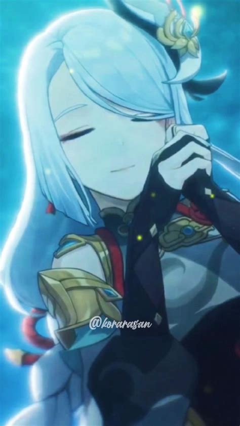 Shenhe And Ayaka Anime Music Anime Anime Kiss