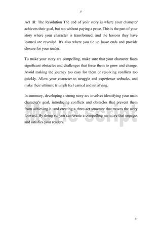 How To Create A Screenplay Beginners Tipspdf
