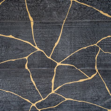 Kasai Notte Kintsugi 10x60 Rectified Porcelain Tile Online Tile Store With Free Shipping On