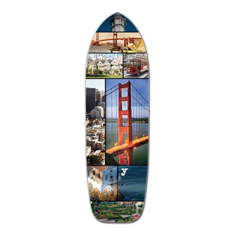 Punked Old School Longboard Deck San Francisco Longboards Usa