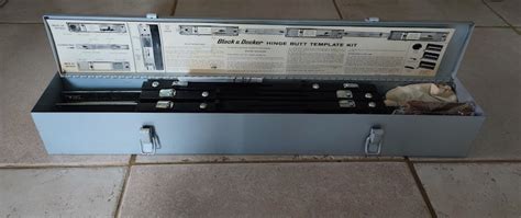 Black And Becker Hinge Butt Template Kit Unused Complete Portable Set Etsy