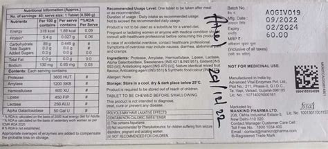 Protease Amylase Hemicellulase Lipase Lactase And Alpha