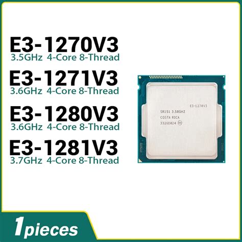 E3 1270 V3 E3 1271 V3 E3 1280 V3 E3 1281 V3 LGA 1150 E3-1270V3 E3 ...