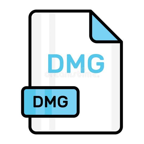 An Amazing Vector Icon Of Dmg File Editable Design Stock Vector Illustration Of Vector Sheet