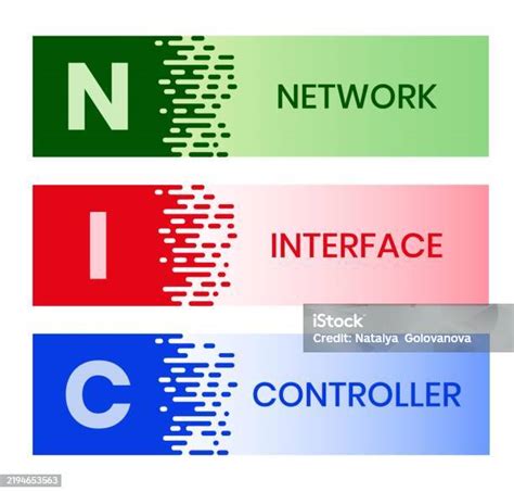 Nic Network Interface Controller Stock Illustration Download Image