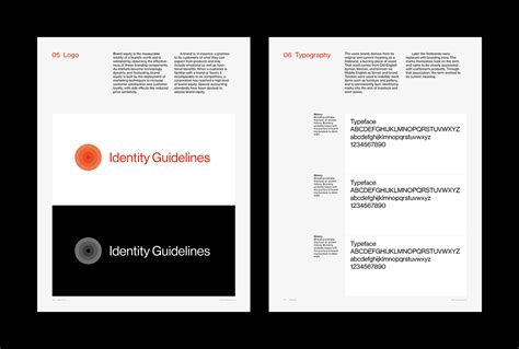 Brand Identity Guidelines Grid System Letter Portrait On Behance
