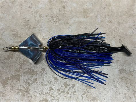 Jfjjr 11 Jamit Jr Weedless Inline Buzz Bait Black Blue Purple