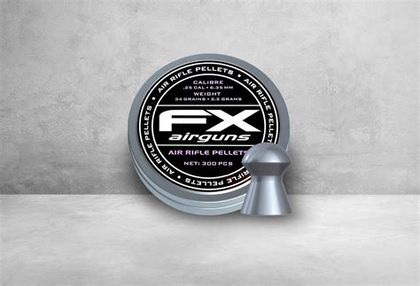 Fx Air Rifle Pellets 635 Mm 34 Grain Gunpit Dk