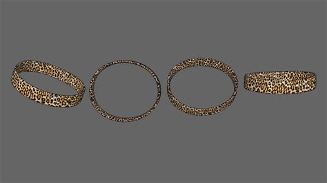 Leopard Headband 3d Model By Mayaz