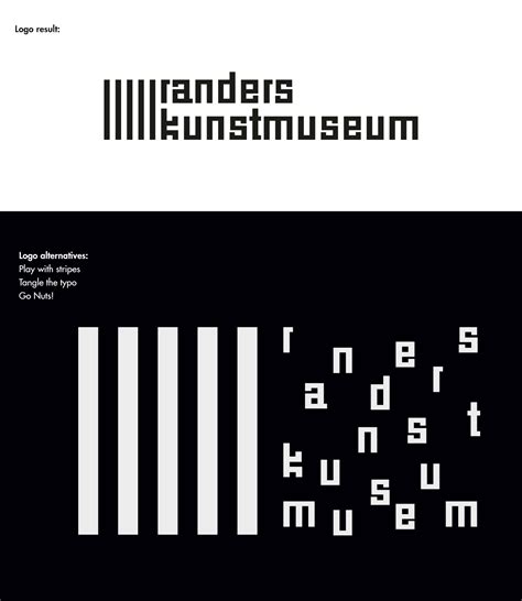 Rebrand Randers Museum Of Art Corporate Identity On Behance