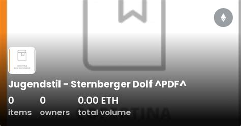 Jugendstil Sternberger Dolf Pdf Collection Opensea