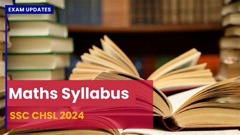 Math Syllabus For Ssc Chsl