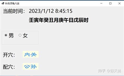 我用程序实现了针灸自动取穴 灵龟八法取穴法 知乎