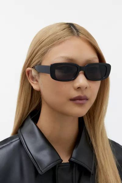 Marin Plastic Rectangle Sunglasses Urban Outfitters