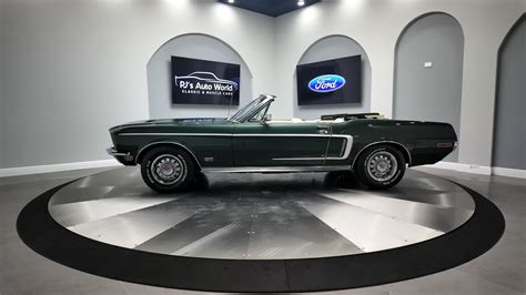 1968 Ford Mustang Convertible Pjs Auto World Classic Cars For Sale