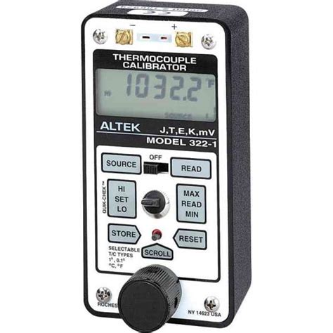 Altek 322 1 Thermocouple Calibrator Instrumentation2000