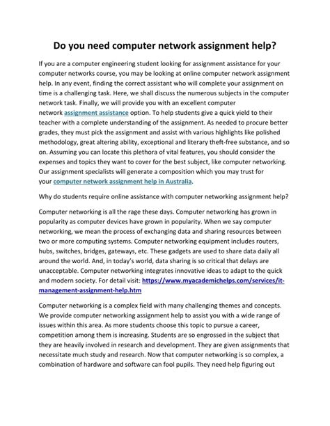 Ppt Do You Need Computer Network Assignment Help Powerpoint