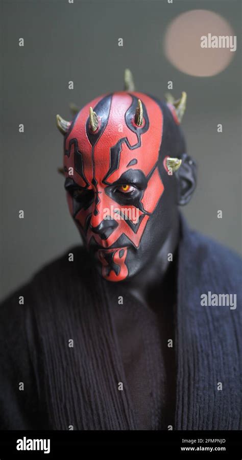 Bangkok Thailand. April 30 2018. Star Wars figure. Darth Maul standing ...