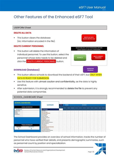 Sample Deped User Manual Sfand Ser 2024 Very Important Guide To Be Used For Deped Employees Pdf