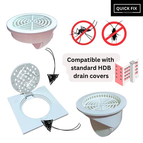 Plastic Square Grating Drain Cover Anti Insect Anti Mosquito Anti