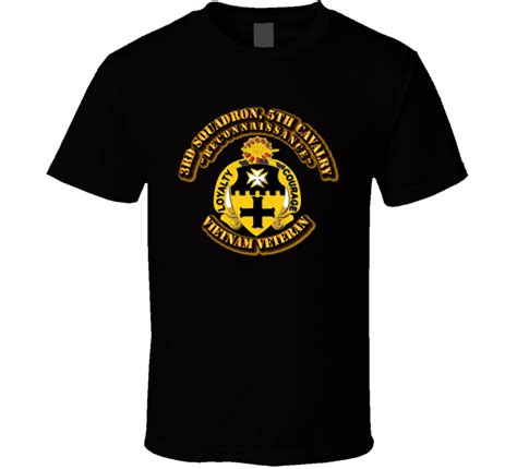3rd Squadron 5th Cavalry Without Vietnam Service Ribbons T Shirt