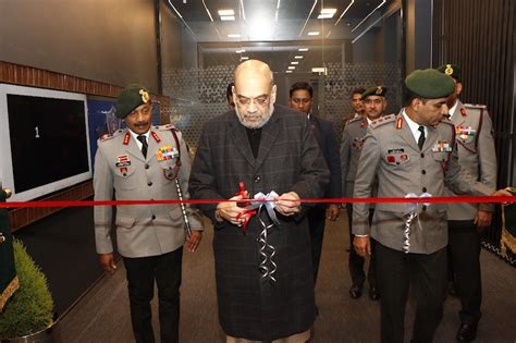 Amit Shah Inaugurates Cyber Security Operations Centre At Assam Rifles Headquarters In Shillong
