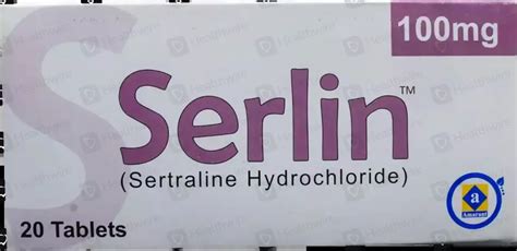 Serlin 100mg 20 Tablets Price In Pakistan Uses Dosage Side Effects