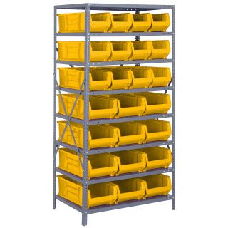 Quantum Storage Systems 2475 Series Hulk 24 Container Steel Shelving