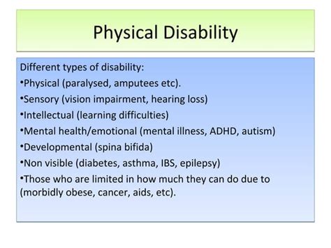 Representation Disability Ppt