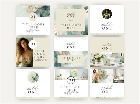 Module Cover Templates Course Creator Templates Online Course Module