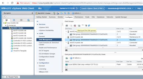 Step By Step Remove A Node Permanently From A VSAN Cluster