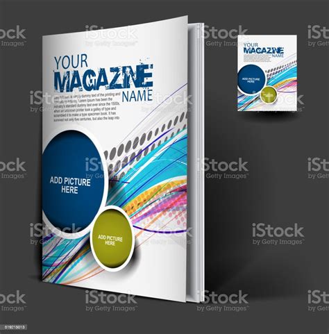 Magazine Cover Layout Stock Illustration Download Image Now