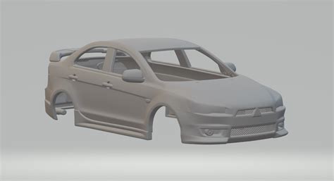 Stl File Mitsubishi Lancer Gt 🚗 ・3d Printer Design To Download・cults