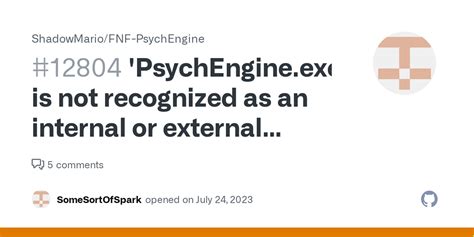Psychengineexe Is Not Recognized As An Internal Or External Command Operable Program Or