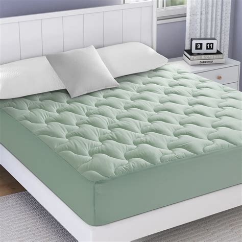 Ingalik Queen Size Mattress Pad 400tc Cotton Pillow Top Mattress Cover