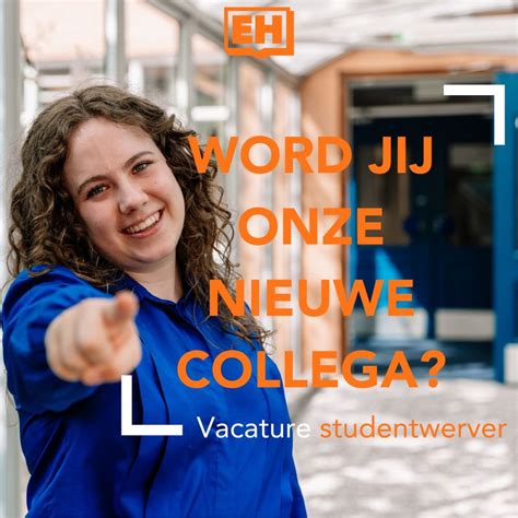 Heb Jij Een Hart Voor Jongeren En Vind Je Het Tof Om Het Gezicht Van De Eh Te Zijn Tijdens