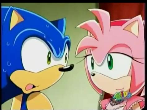 Why Is Sonic Sweating At Amy Who Is In A Dress By Supermrwilliams3 On