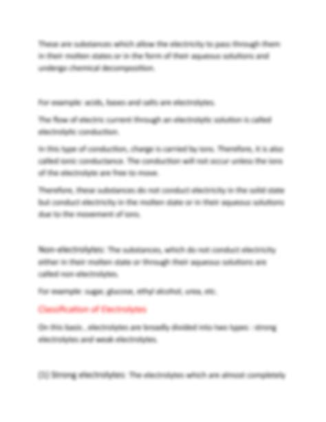 Solution File 22 Classification Of Electrolyte Studypool