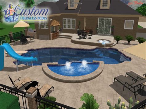 Fiberglass Tanning Ledges Fiberglass Pools And Spas