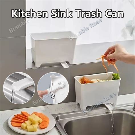 【cod】kitchen Garbage Bin Sink Kitchen Residue Drain Bin Can Be Drained Garbage Bin Storage Bin