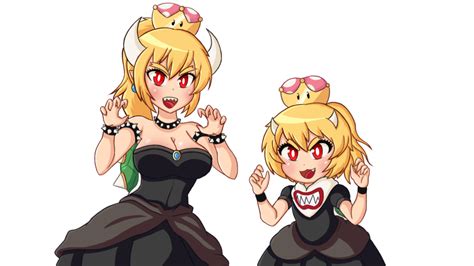 Bowsette And Bowsette Jr By Jjthedragon64 On Deviantart Super Mario