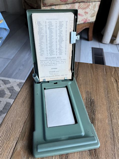 Vintage Dial A Letter Metal Address Book Etsy