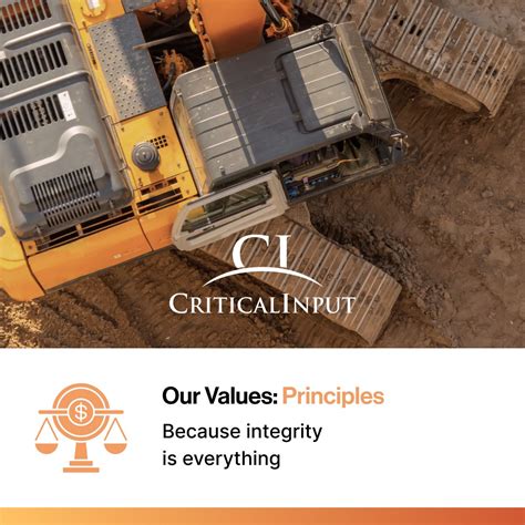 Criticalinput Businessvalues Integritymatters Principledleadership