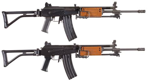 Two Semi Automatic Rifles A I M I Action Arms Galil Rifle Wit