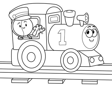 Bob The Train Coloring Pages 2025