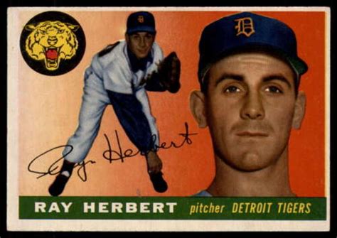 1955 Topps 138 Ray Herbert Ex Tigers Id57065 Ebay