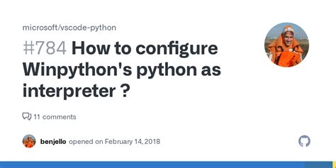 How To Configure Winpythons Python As Interpreter · Issue 784